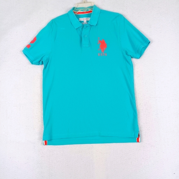 Us Polo Assn Shirts Uspolo Assn Polo Shirt Short Sleeve Sz L Poshmark